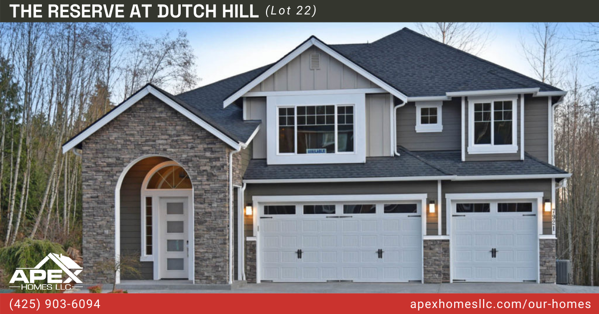 The Reserve at Dutch Hill (Lot 22) - Apex Homes LLC